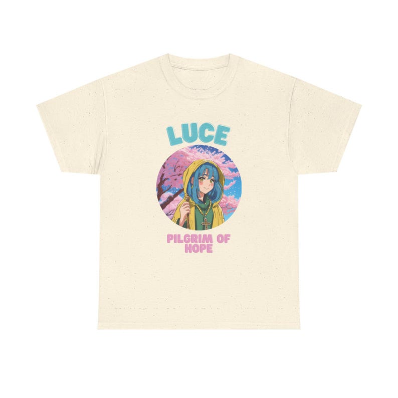Luce Vatican Mascot 2025 T-shirt | Anime Style Vatican Jubilee Tee ...