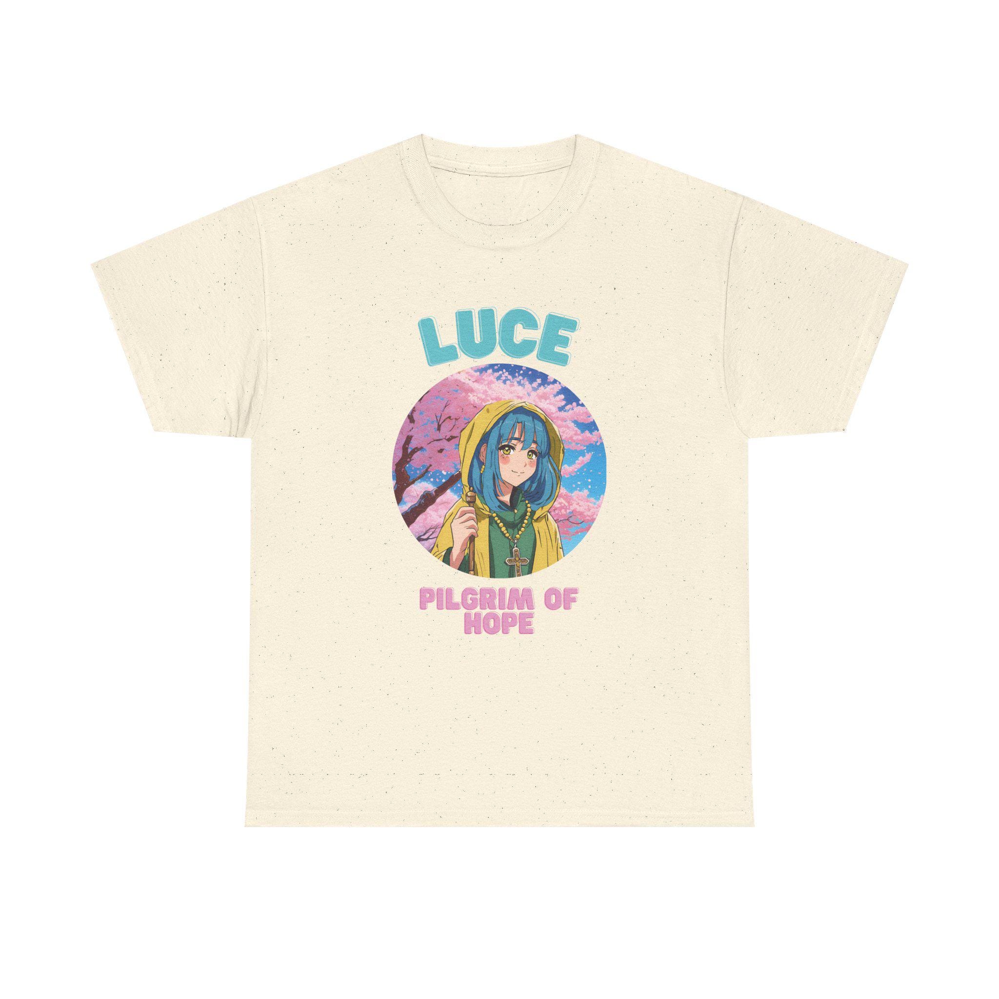 Luce Vatican Mascot 2025 T-shirt | Anime Style Vatican Jubilee Tee ...