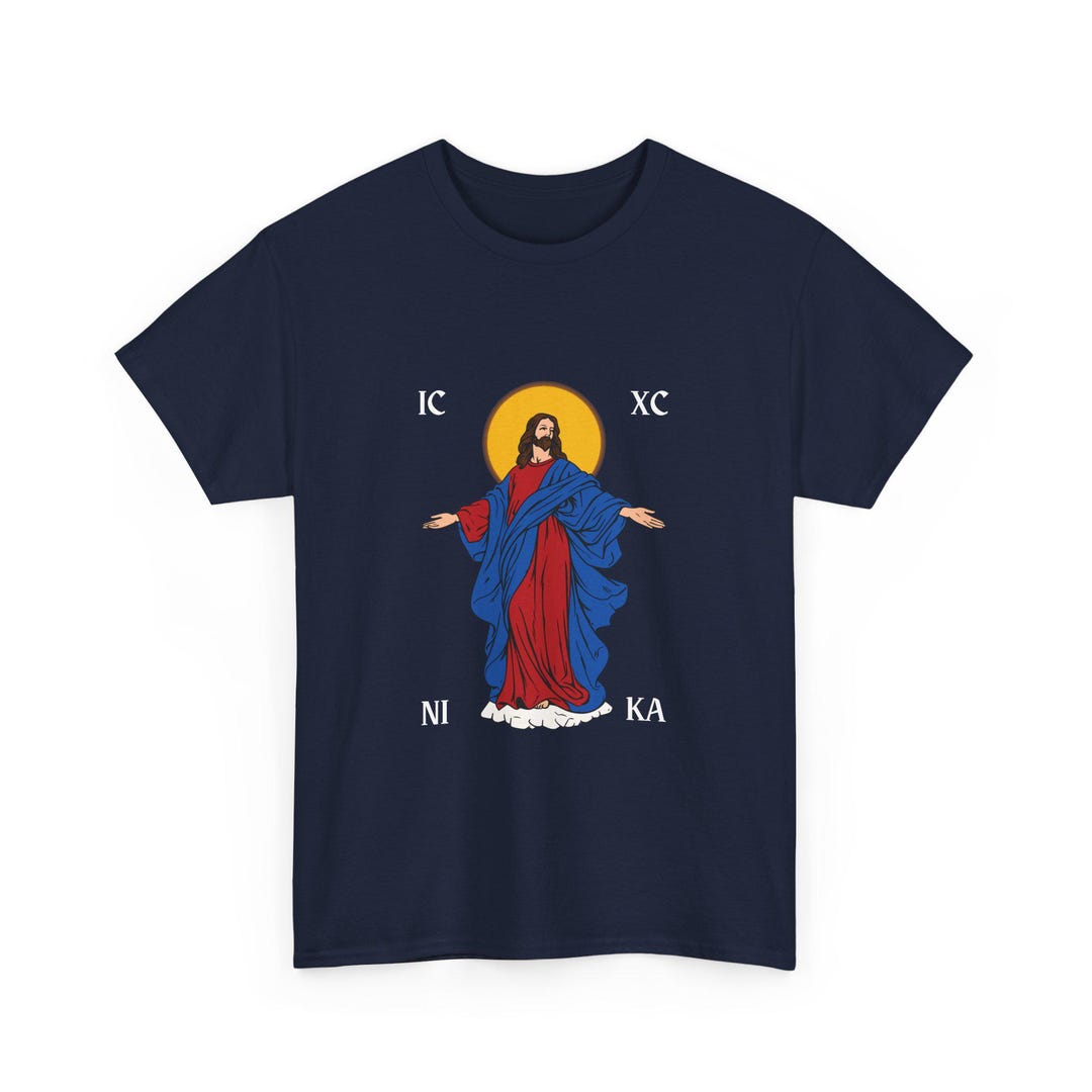 Jesus Christ Conquers Unisex Tee, IC XC NIKA, Christian - Faith ...