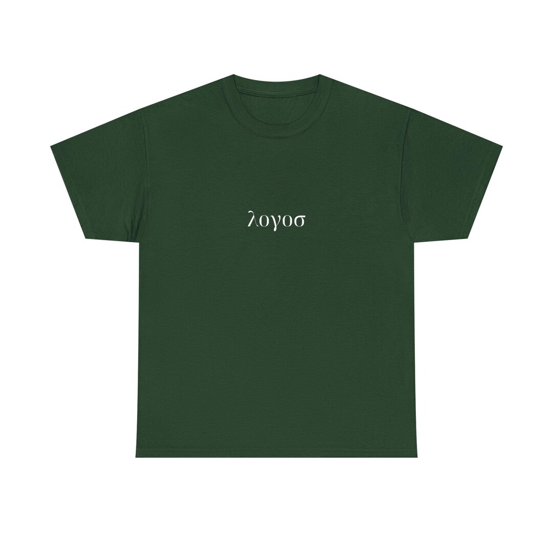 Logos Greek Word Logos Meaning Word Wisdom Meaning Unisex Heavy Cotton ...