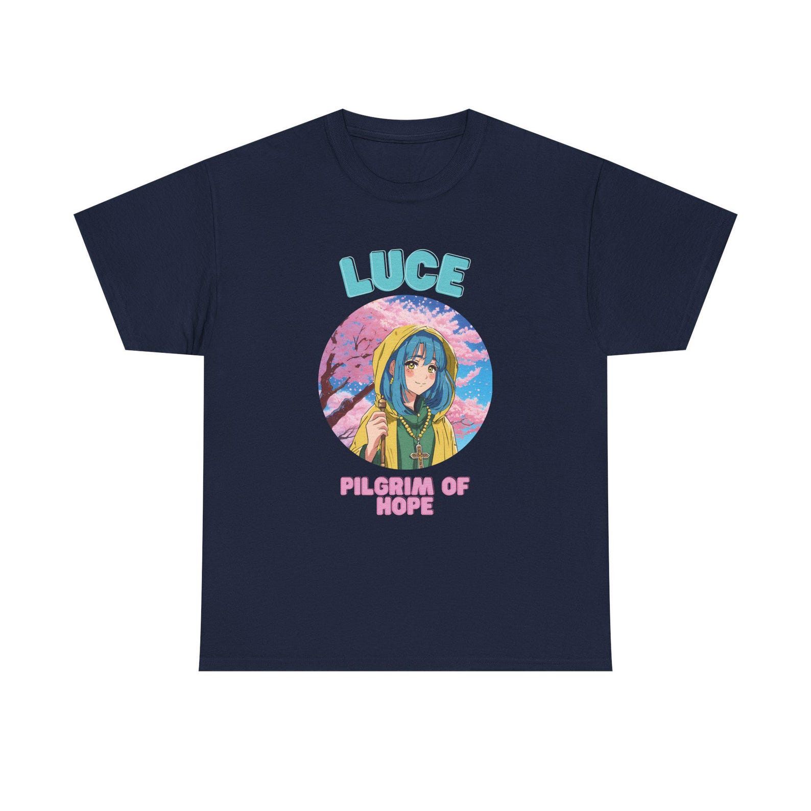 Luce Vatican Mascot 2025 T-shirt | Anime Style Vatican Jubilee Tee ...