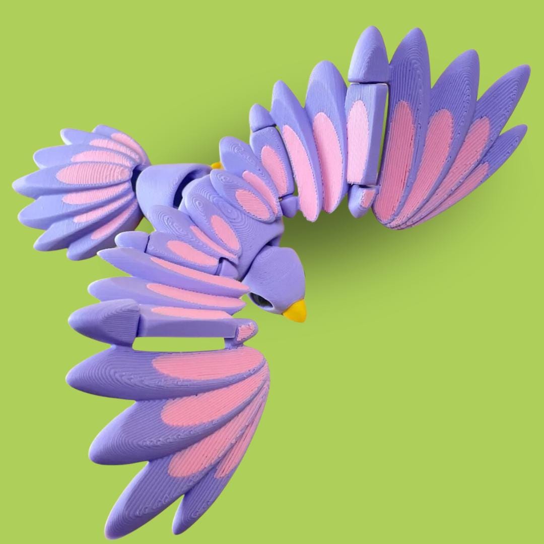 Flexi Bird With Movable Wings Comforting Fidget Toy and Cute Miniature Friend - Etsy Australia