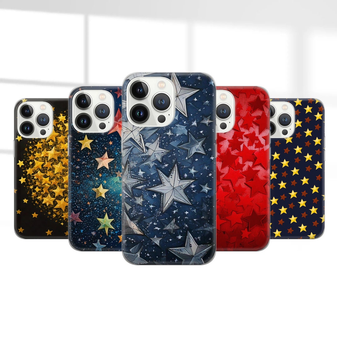 Glittering Sparkling Stars Phone Case Night Sky Cover for iPhone 16 Pro ...