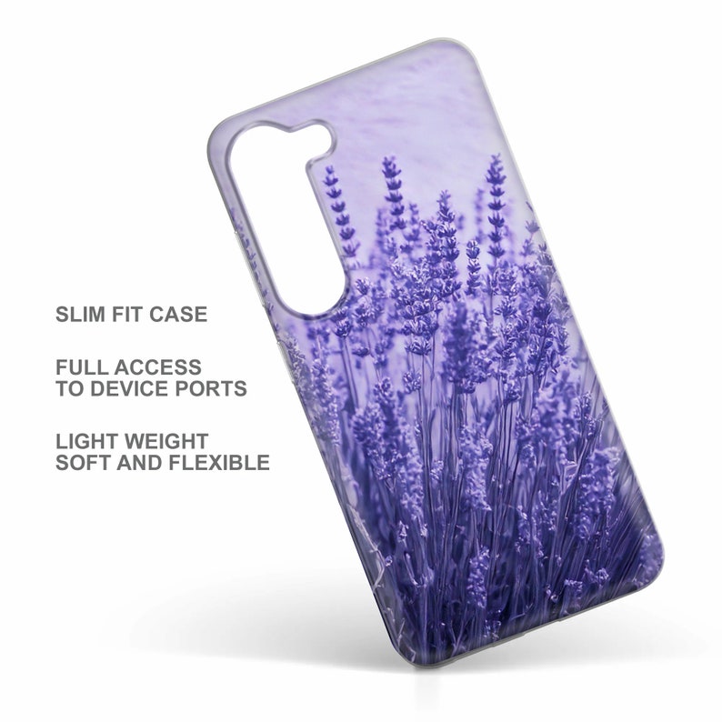 Lavender Fields Phone Case Purple Violet Cover for Samsung Samsung ...