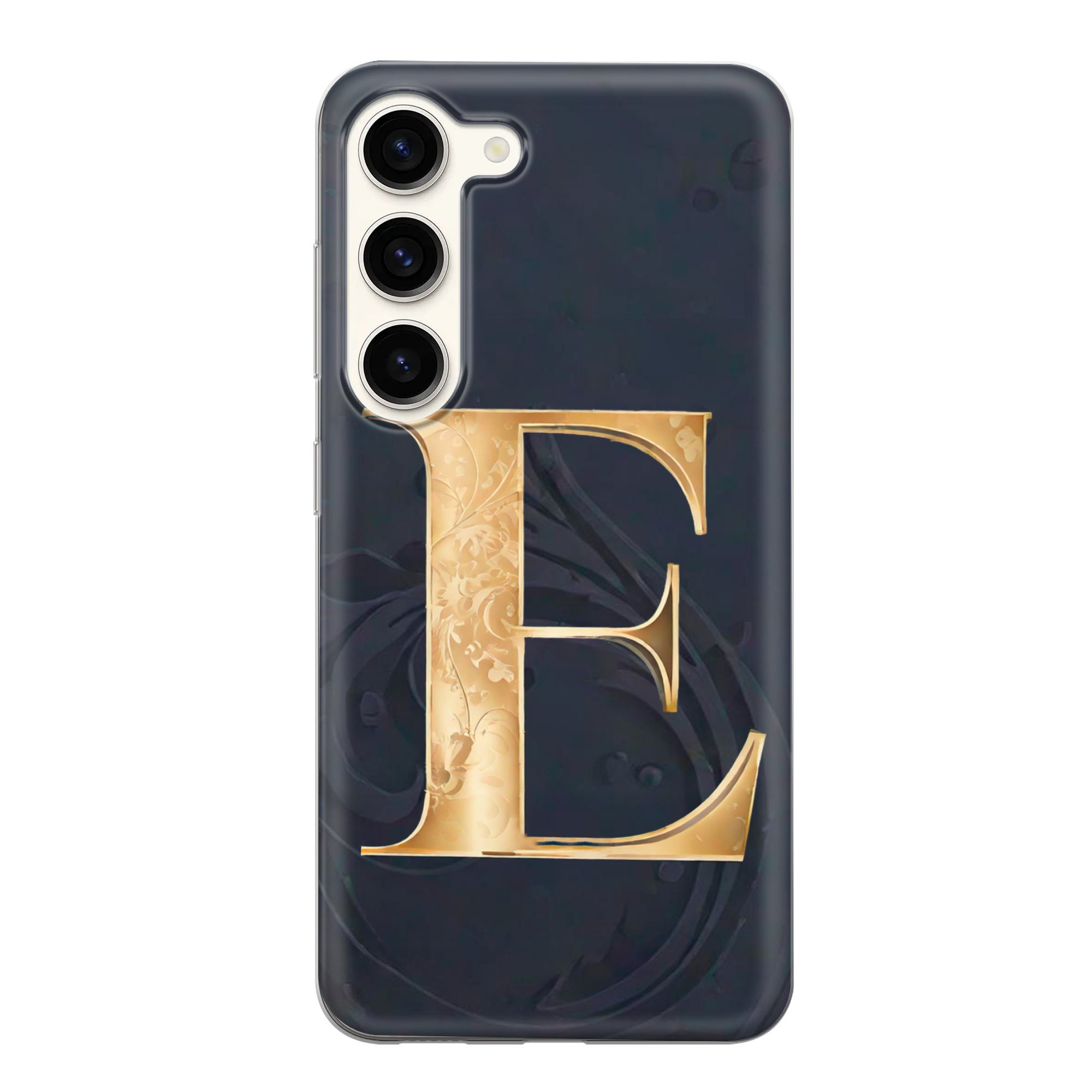 Handwriting Letter Phone Case Alphabet Cover for Samsung Galaxy S24 S23 ...