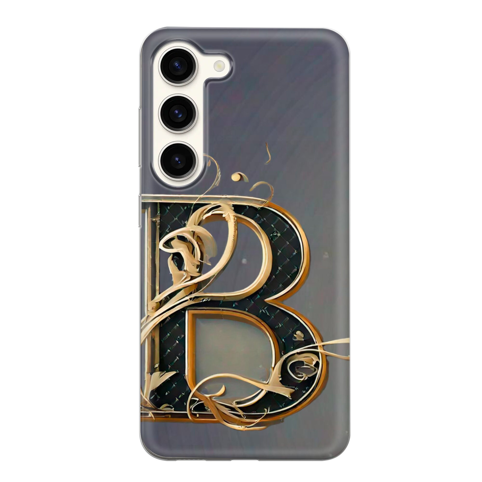 Handwriting Letter Phone Case Alphabet Cover for Samsung Galaxy S24 S23 ...