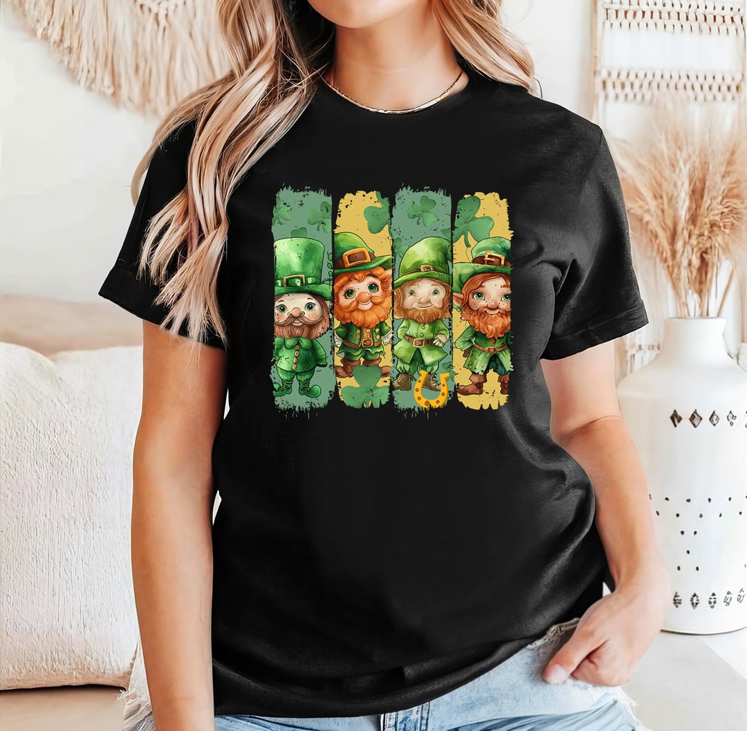 Cute Leprechaun Crew Shirt, St. Patty's Day Leprechaun Sweat, Lucky ...