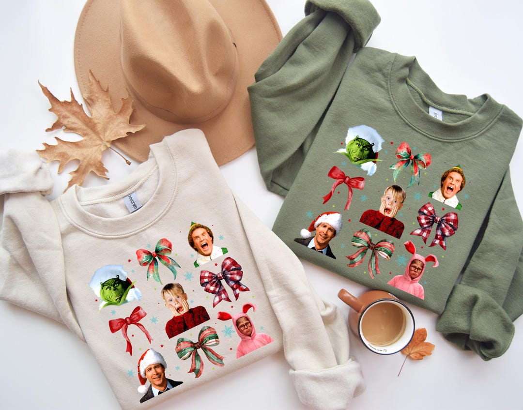 Grinchmas & Home Alone Christmas Sweatshirt, Grinchmas Xmas Hoodie ...