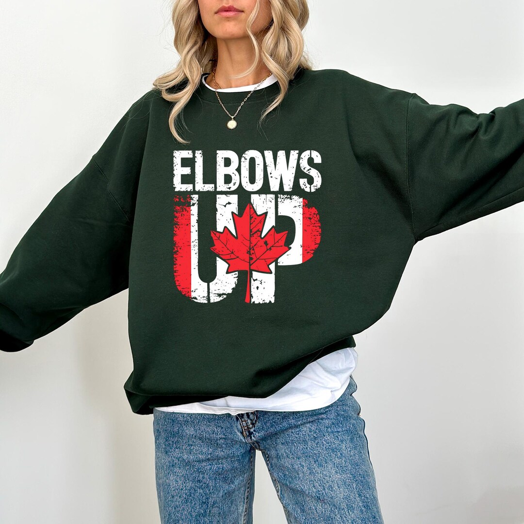 Canadian Pride Top, Elbows up Canada Never 51st Sweatshirt, Anti-trump ...