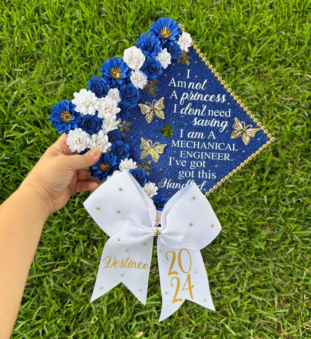 Mechanical Engineer Graduation Cap Topper Graduation Topper Custom ...