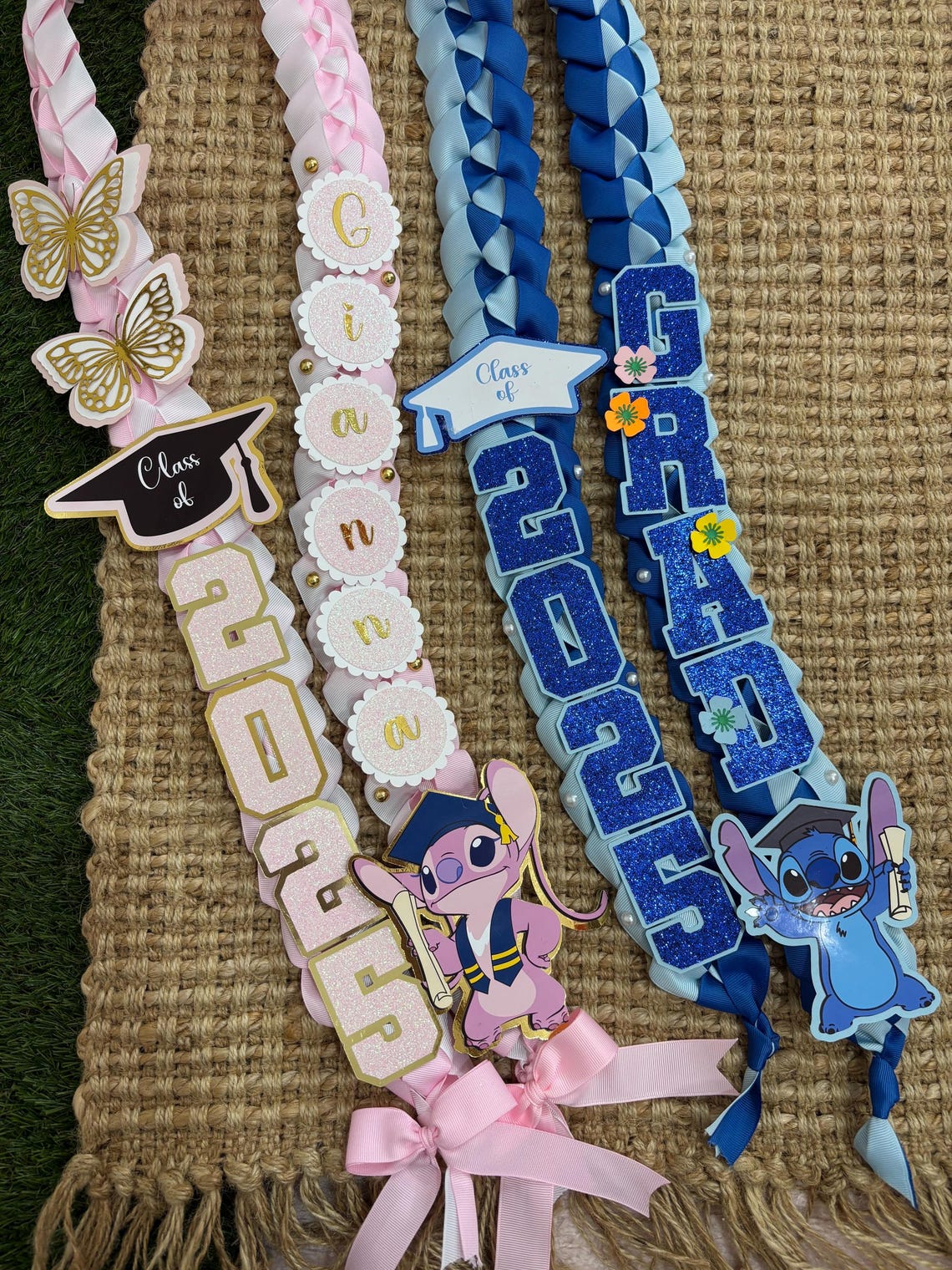 2026 Graduation Lei Promotion Lei Senior Night Gift Lei Braided Ribbon ...