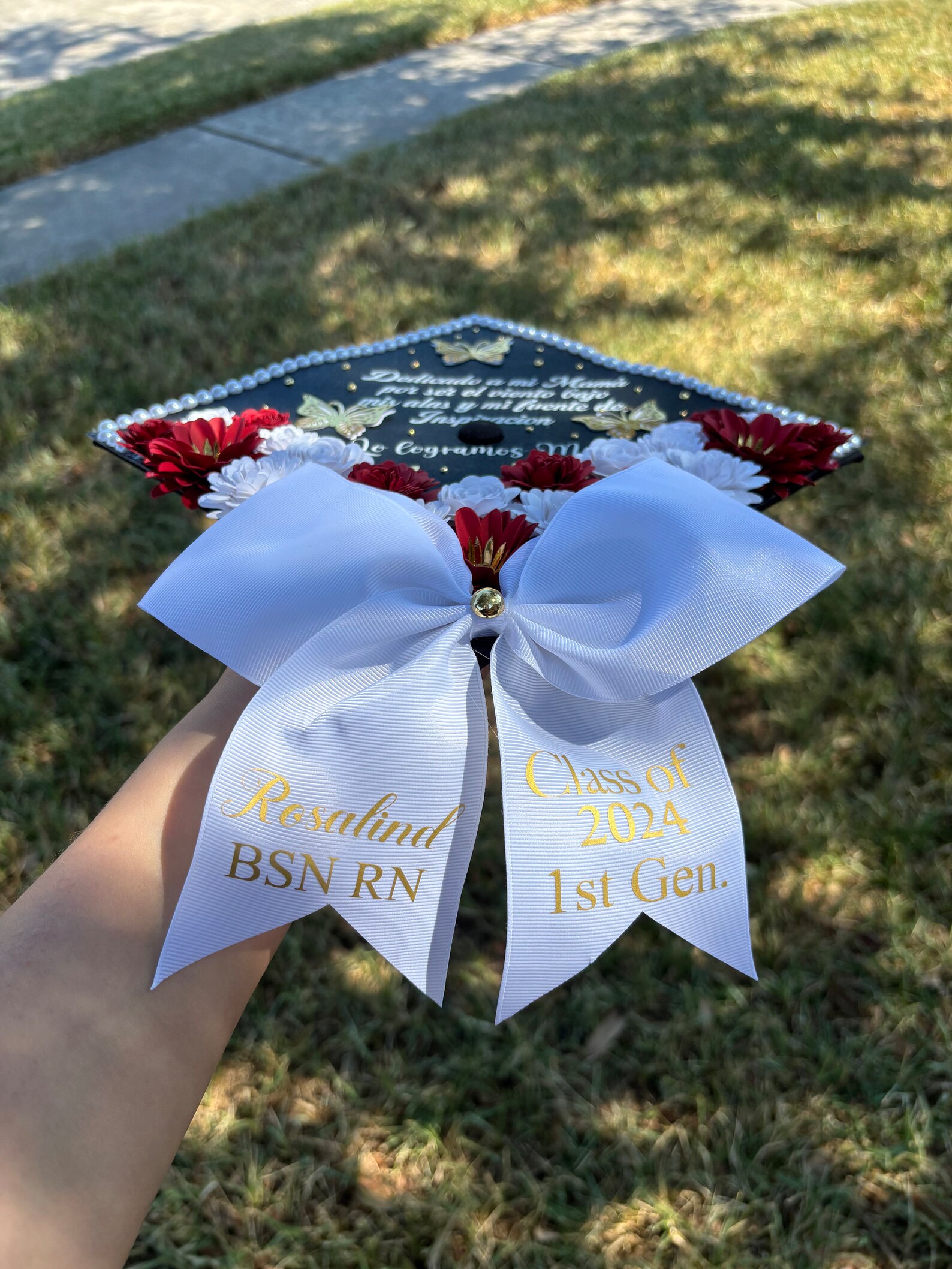 Custom Graduation Cap Topper Personalized Grad Cap Senior Class of Gift ...