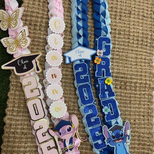 2026 Graduation Lei Promotion Lei Senior Night Gift Lei Braided Ribbon ...