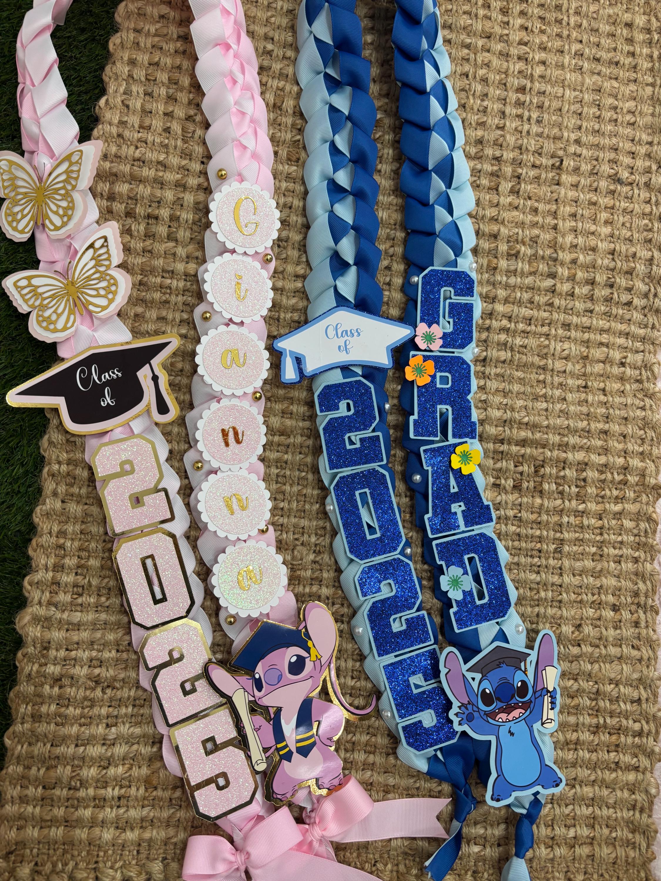 2026 Graduation Lei Promotion Lei Senior Night Gift Lei Braided Ribbon ...
