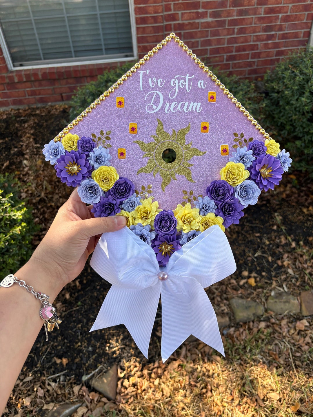 Rapunzel Graduation Cap Topper,graduation Topper ,custom Topper ...