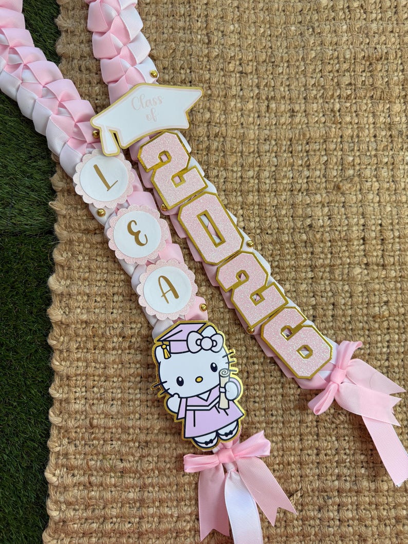 2026 Girly Pink Graduation Lei Grad Gift Pre-k/kinder Grad Senior 26 ...
