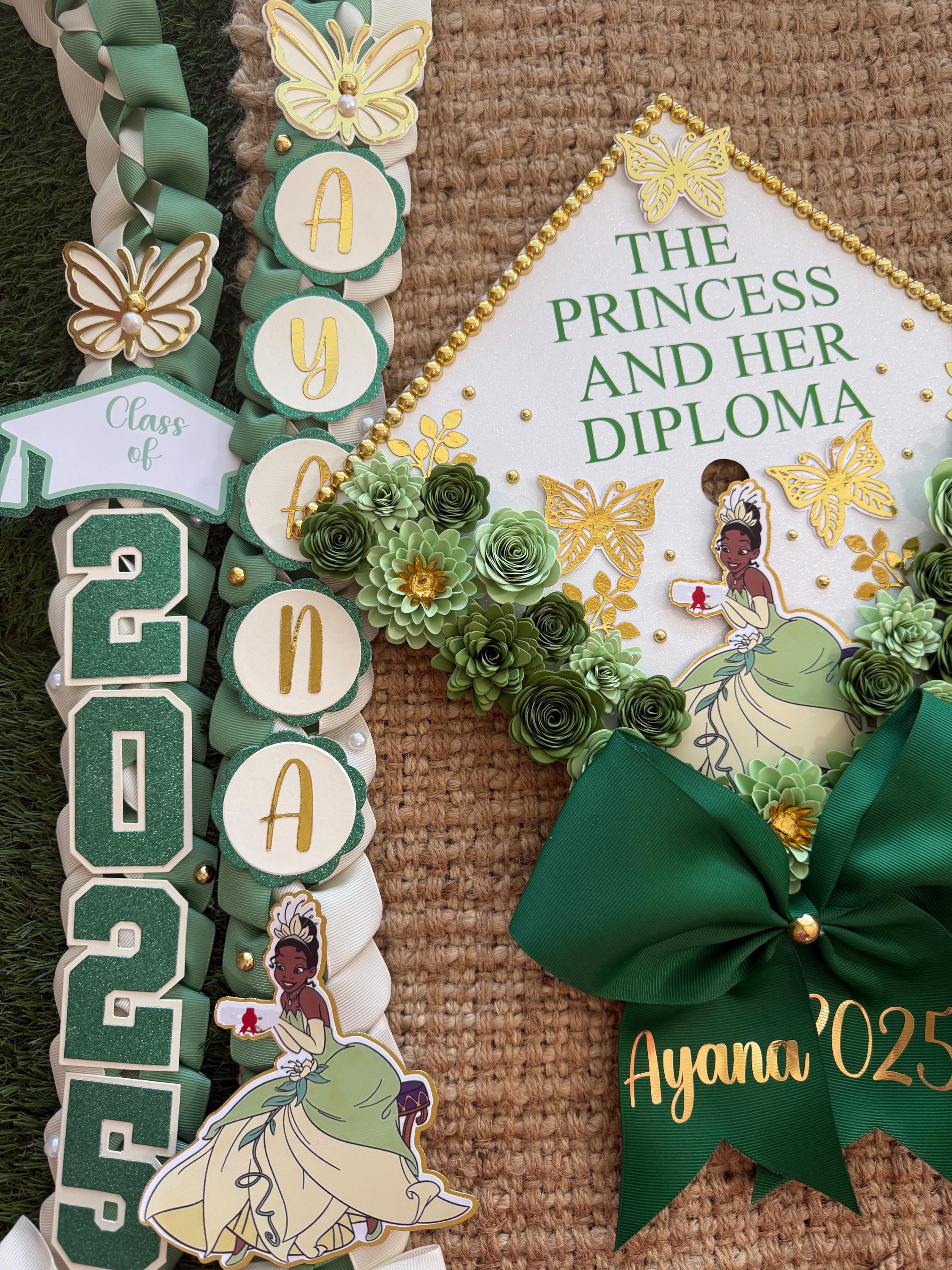 Girly Graduation Lei & Grad Cappromotion Gift Lei Senior Night Gift Lei ...
