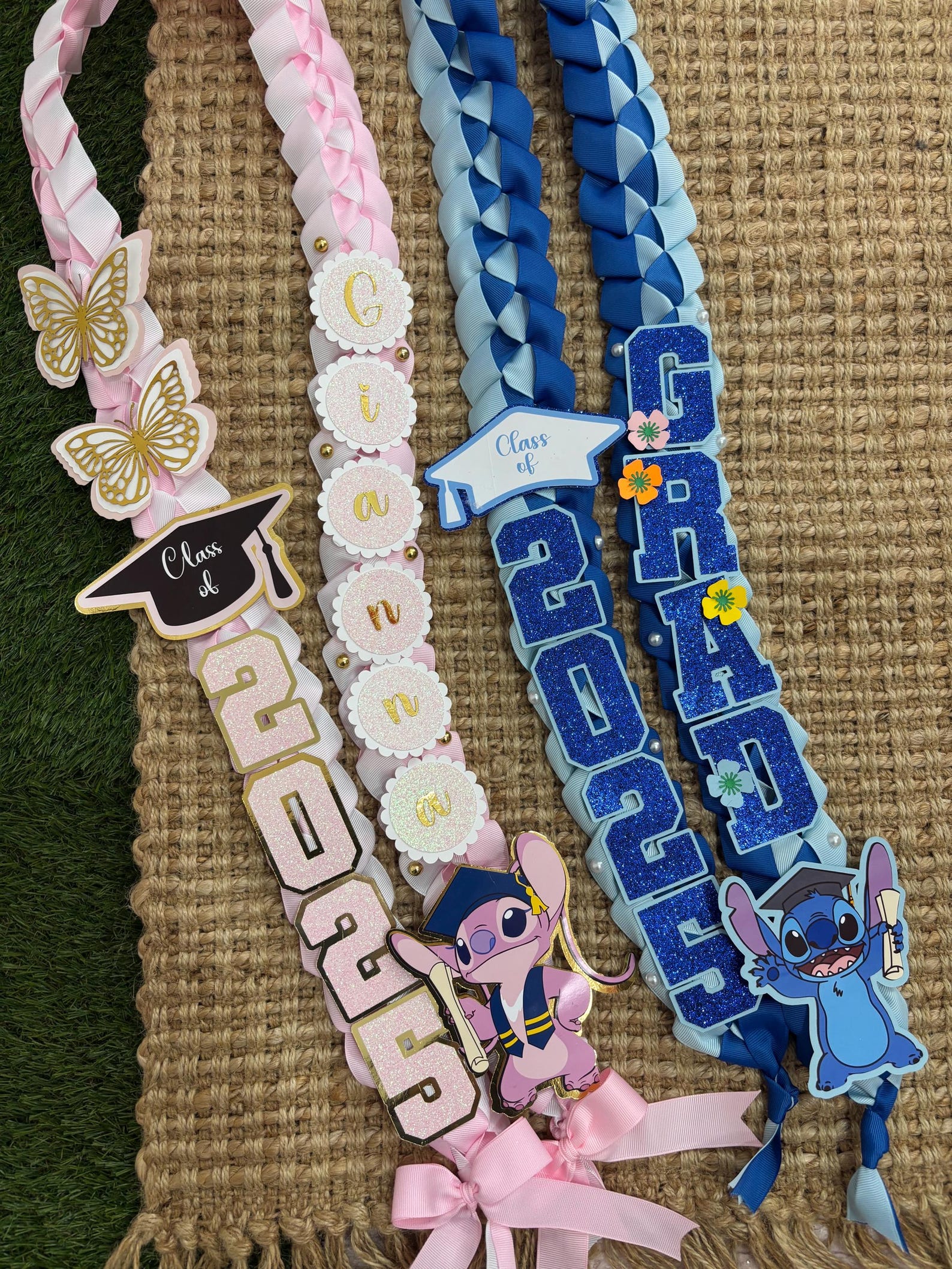 2026 Graduation Lei Promotion Lei Senior Night Gift Lei Braided Ribbon ...