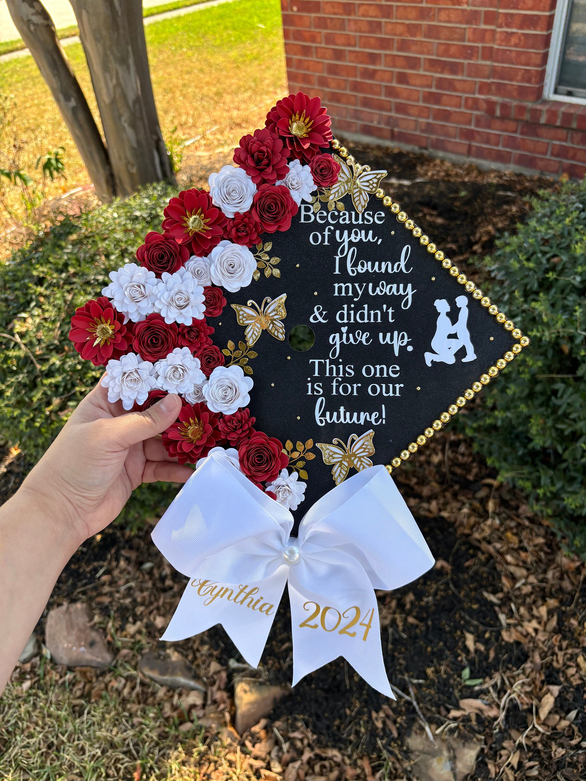 Custom Mommy Did It Graduation Cap Topper,personalized Mom and Child ...