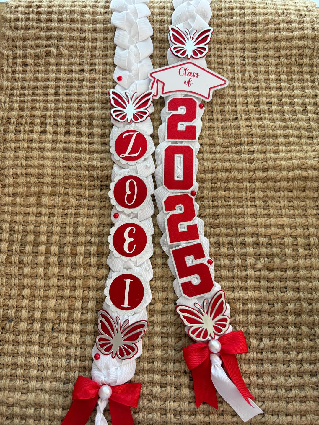 Girly Graduation Lei Promotion Gift Lei Senior Night Gift Lei Braided ...