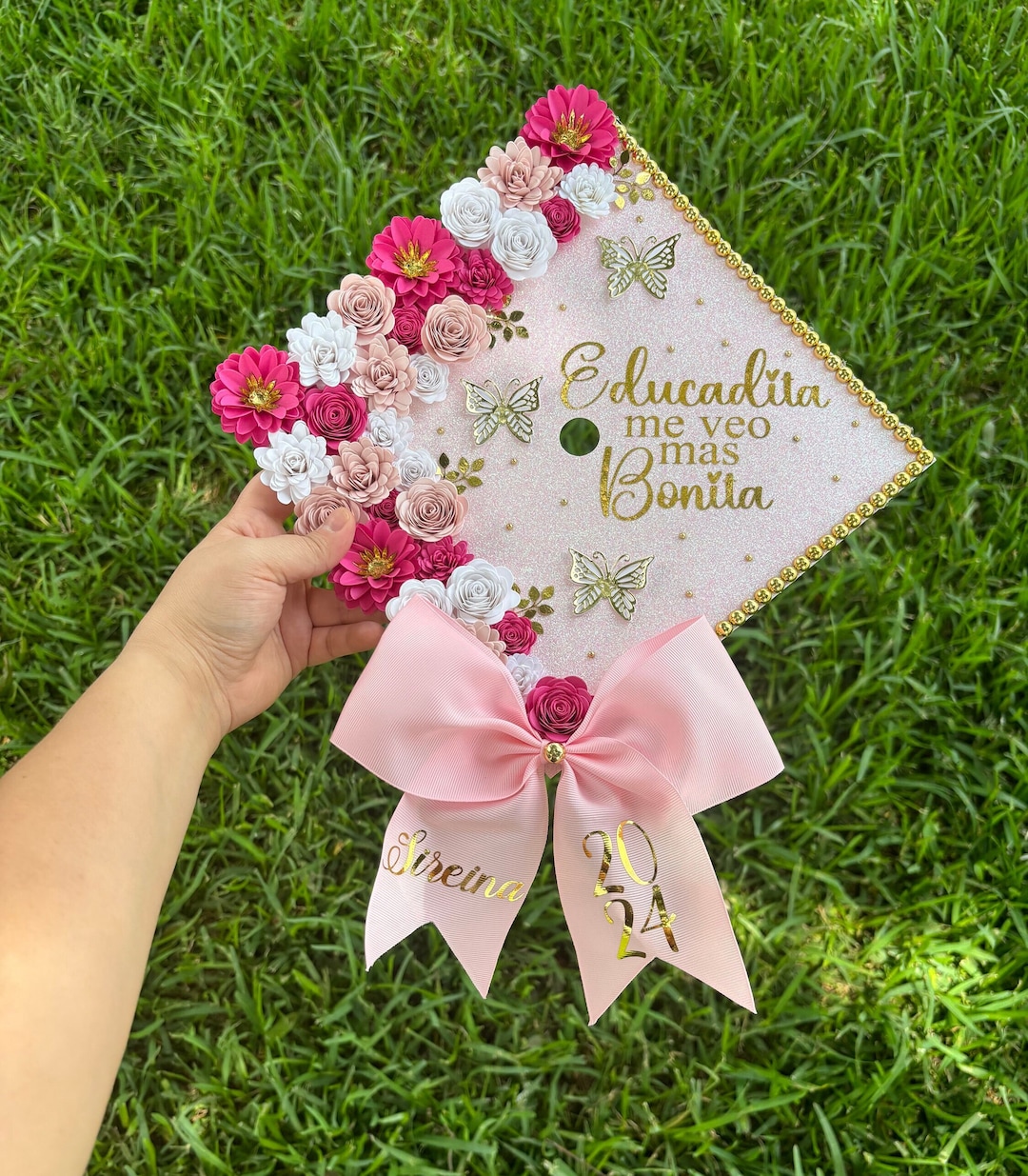 Custom Graduation Cap Topper Personalized Grad Cap Tassel Grad Cap ...