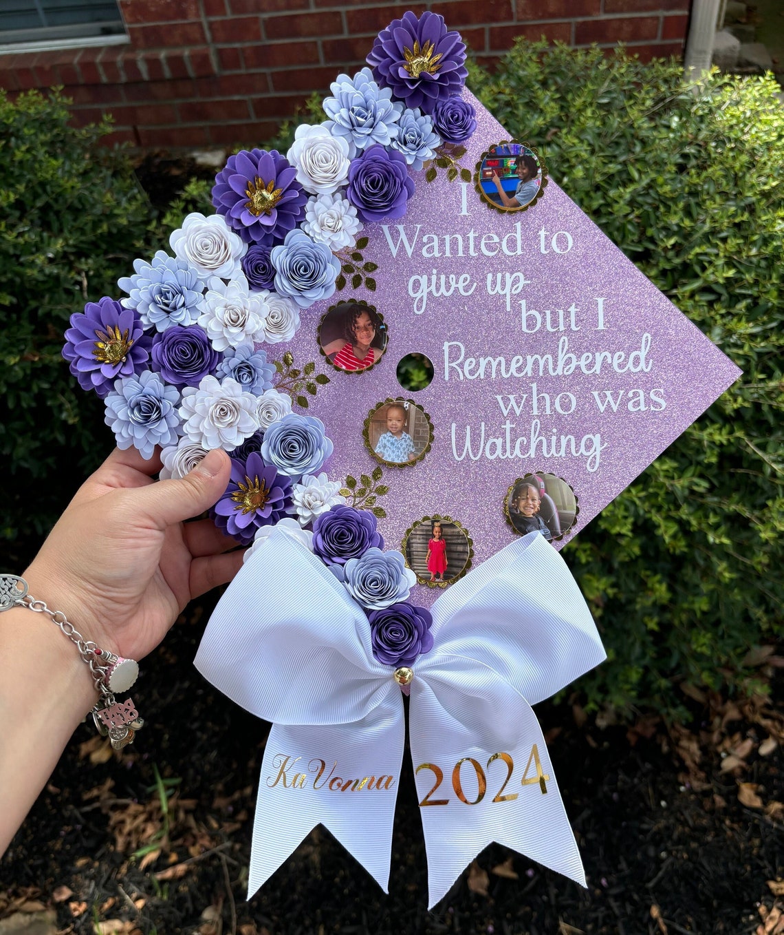 Custom Mommy Did It Graduation Cap Topper Personalized Mom and Child ...