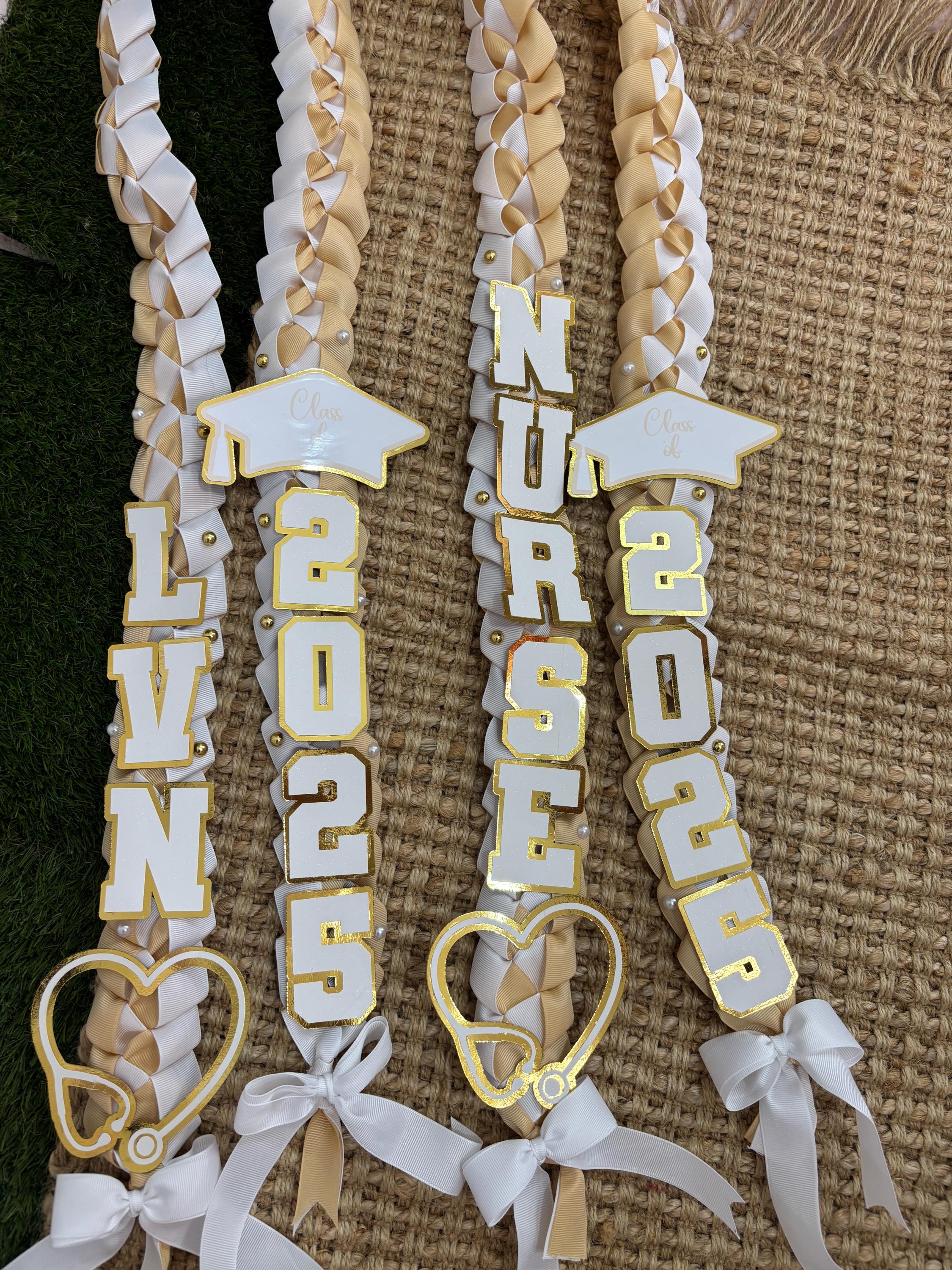 Graduation Lei Promotion Nurse/lvn Gift Lei Senior Night Gift Lei ...