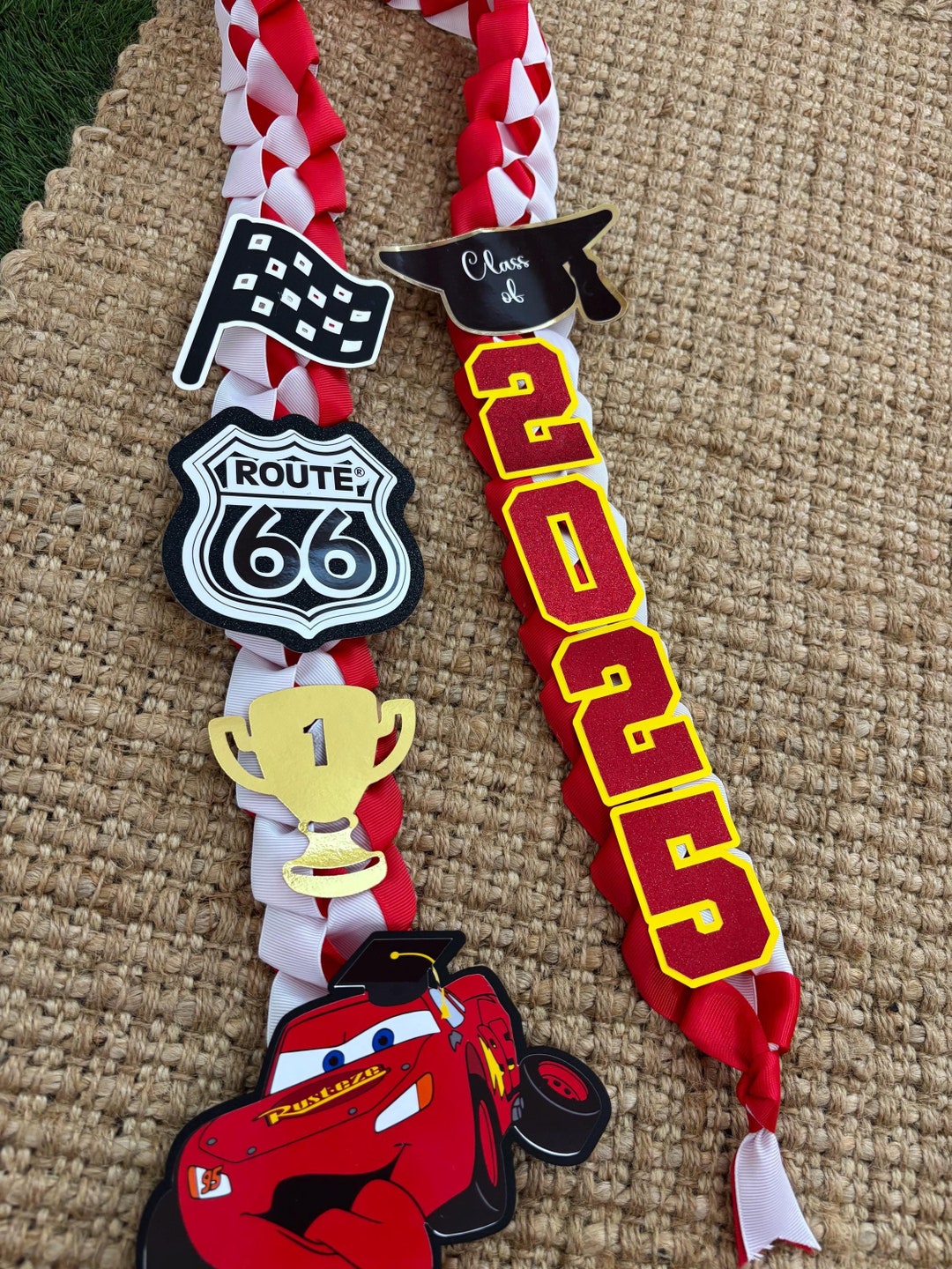 Cars Graduation Lei Promotion Gift Lei Senior Night Gift Lei Braided ...