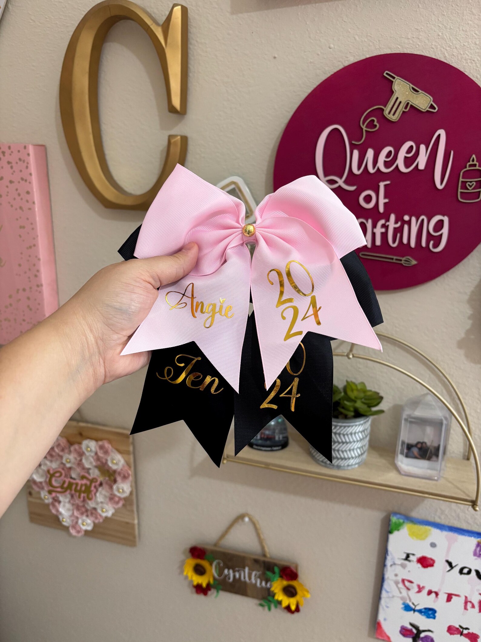 Custom Graduation Bow Personalized Graduation Cap Bow Graduation Cap ...