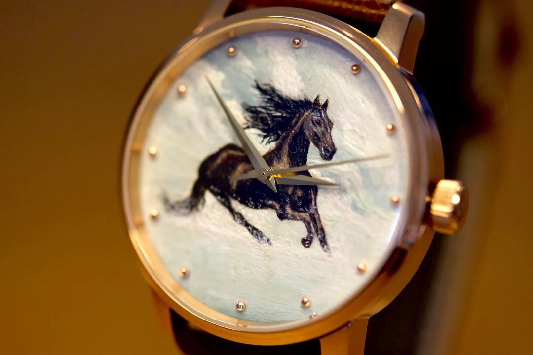 Hand-painted Horse Watch - Etsy
