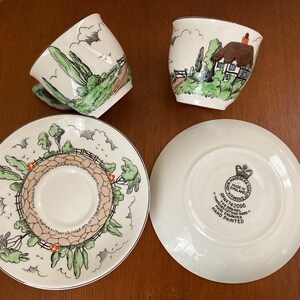 Vintage English Coffee Set or Tea Set Teapot Sugar Creamer 6 Cups ...