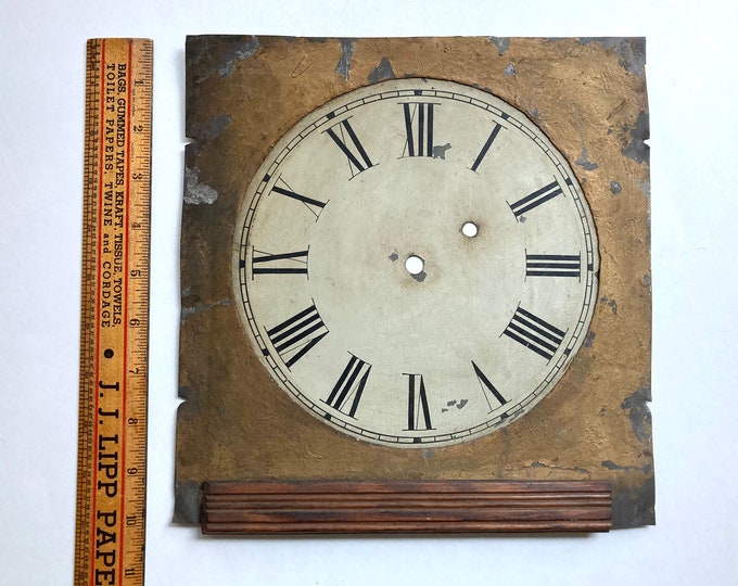 Antique Early Original Clock Face Roman Numerals Modern Farmhouse ...
