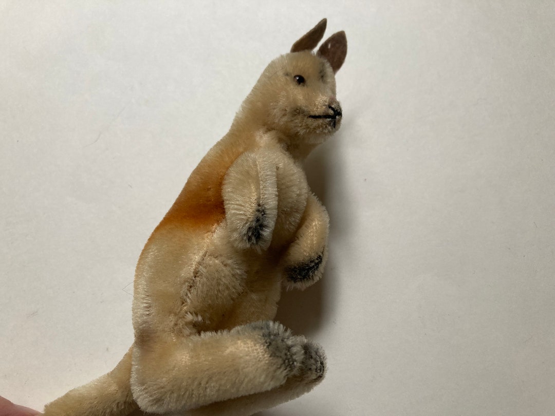 Vintage Steiff Kangaroo No ID 1960s Retro Mid Century Plush - Etsy