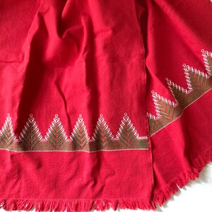 Vintage Kitchen Huck Tea Towel Huck Table Runner Scandanavian Christmas ...