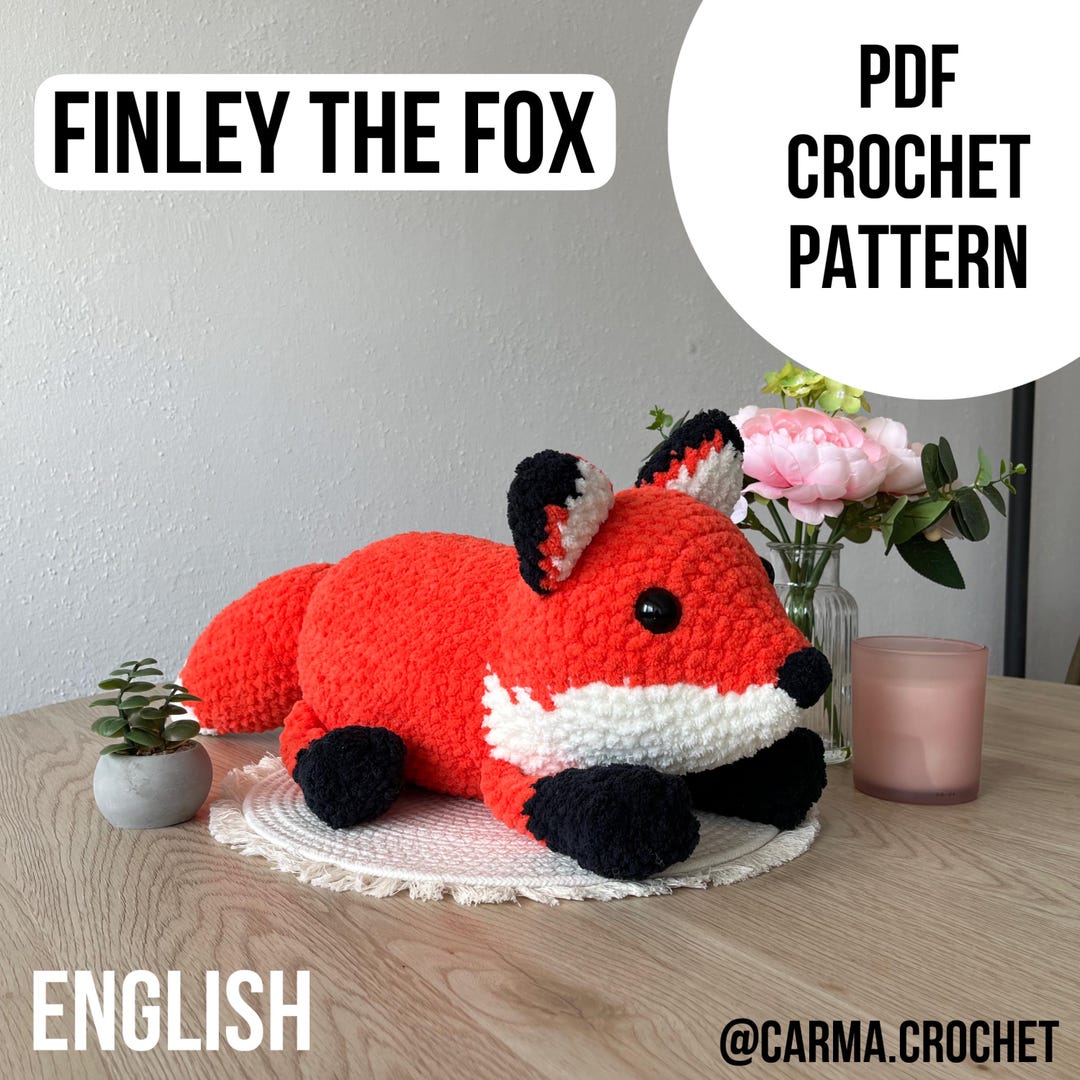Crochet Pattern - Finley the Fox [ENGLISH] - Etsy
