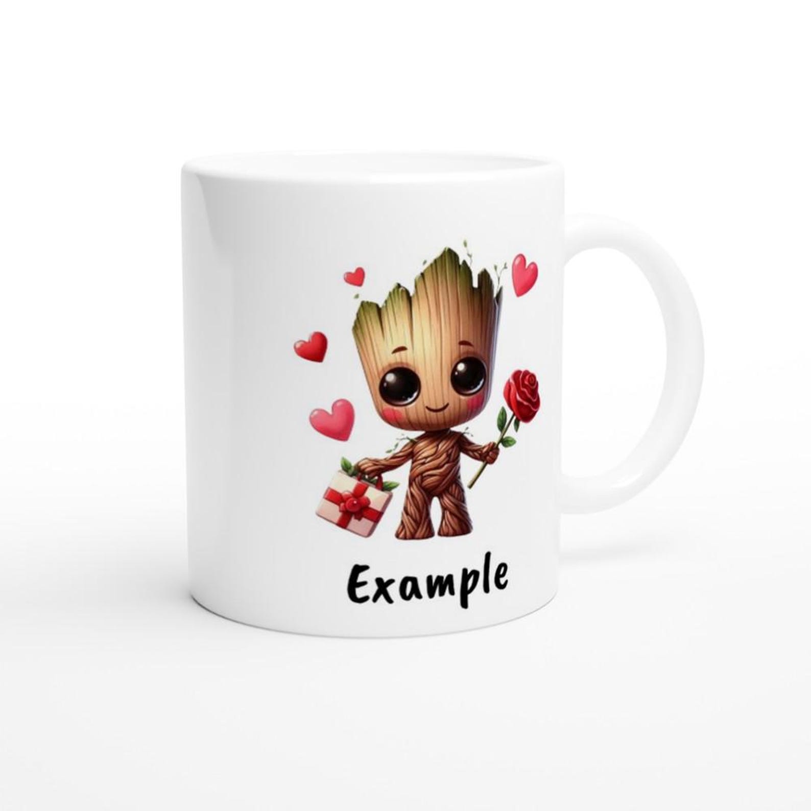Groot Love Mug – Guardians of the Galaxy, Valentine's Day, Ceramic 11oz ...