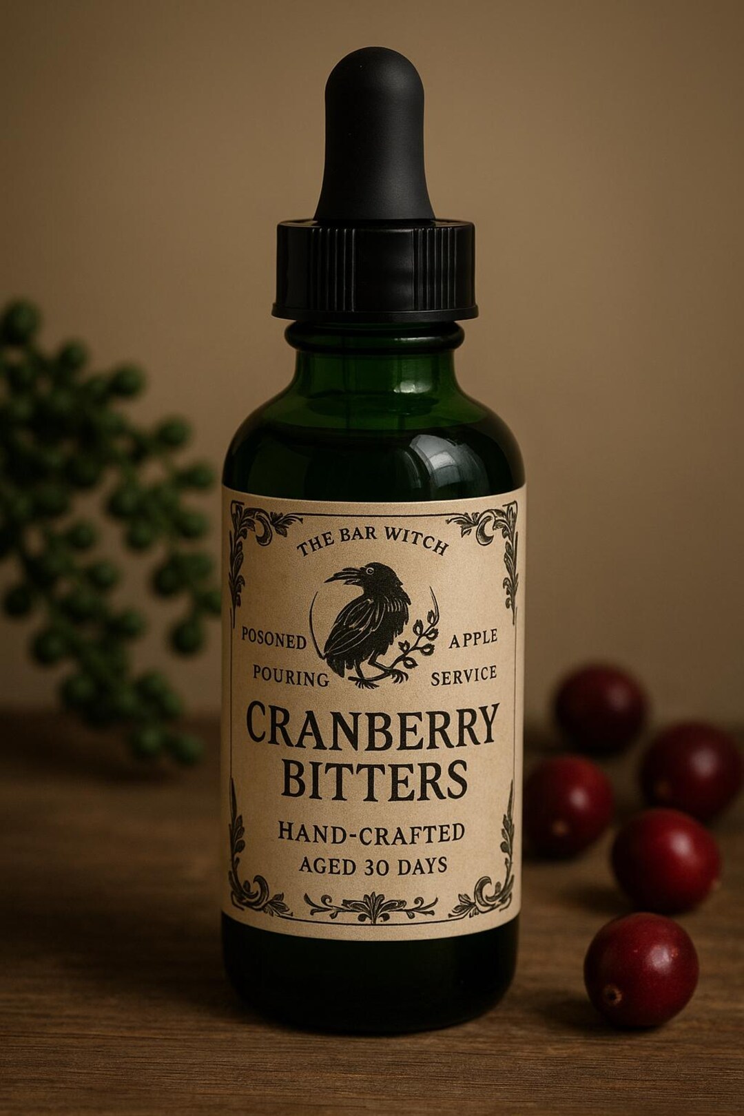 Cranberry Cocktail Bitters – Handcrafted Organic Vegan, 2oz - Etsy