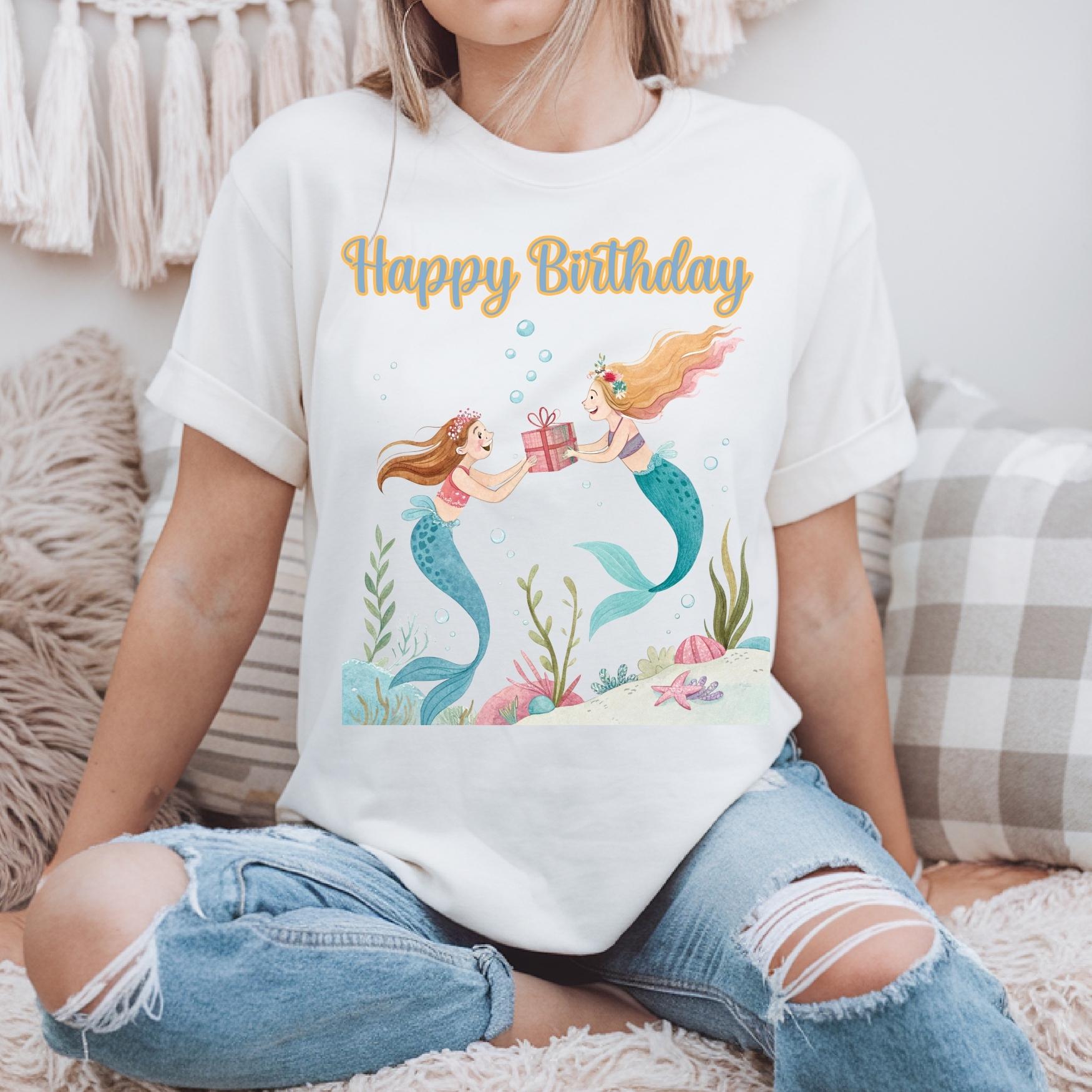 Mermaid Birthday Party Clipart: Under the Sea PNG Set (27 Files) - Etsy