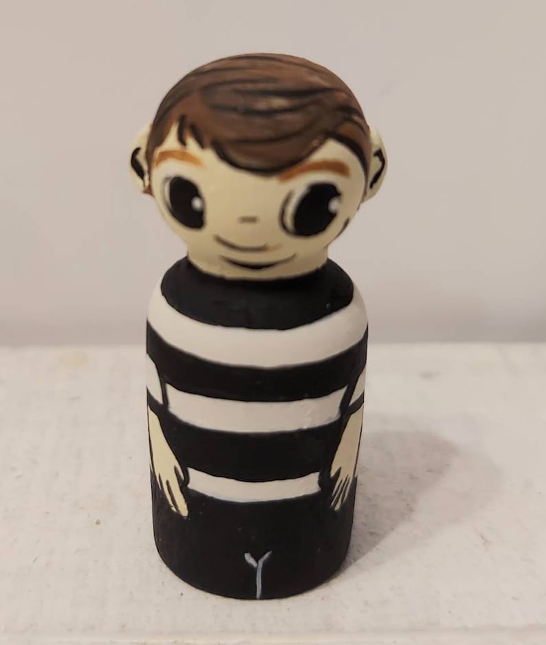 The Addams Family Six Peg Doll Set. - Etsy