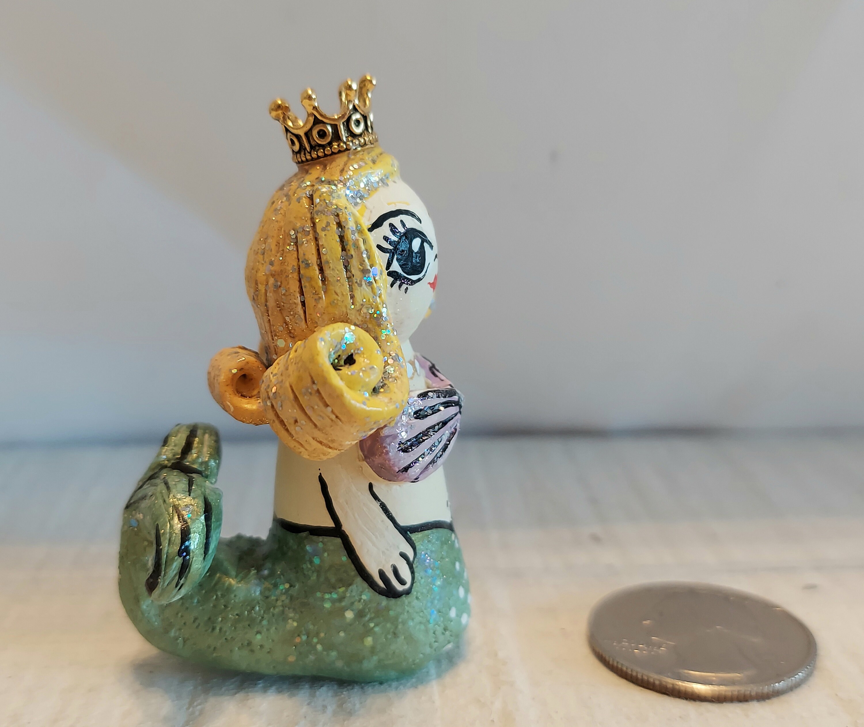 The MERMAID PRINCESS Peg Doll - Etsy