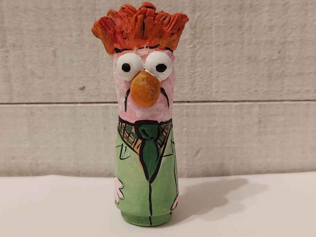 The BEAKER Muppet Inspired Peg Doll MEEP MEEP - Etsy