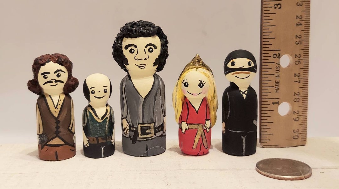 The Princess Bride Five Peg Doll Set. - Etsy