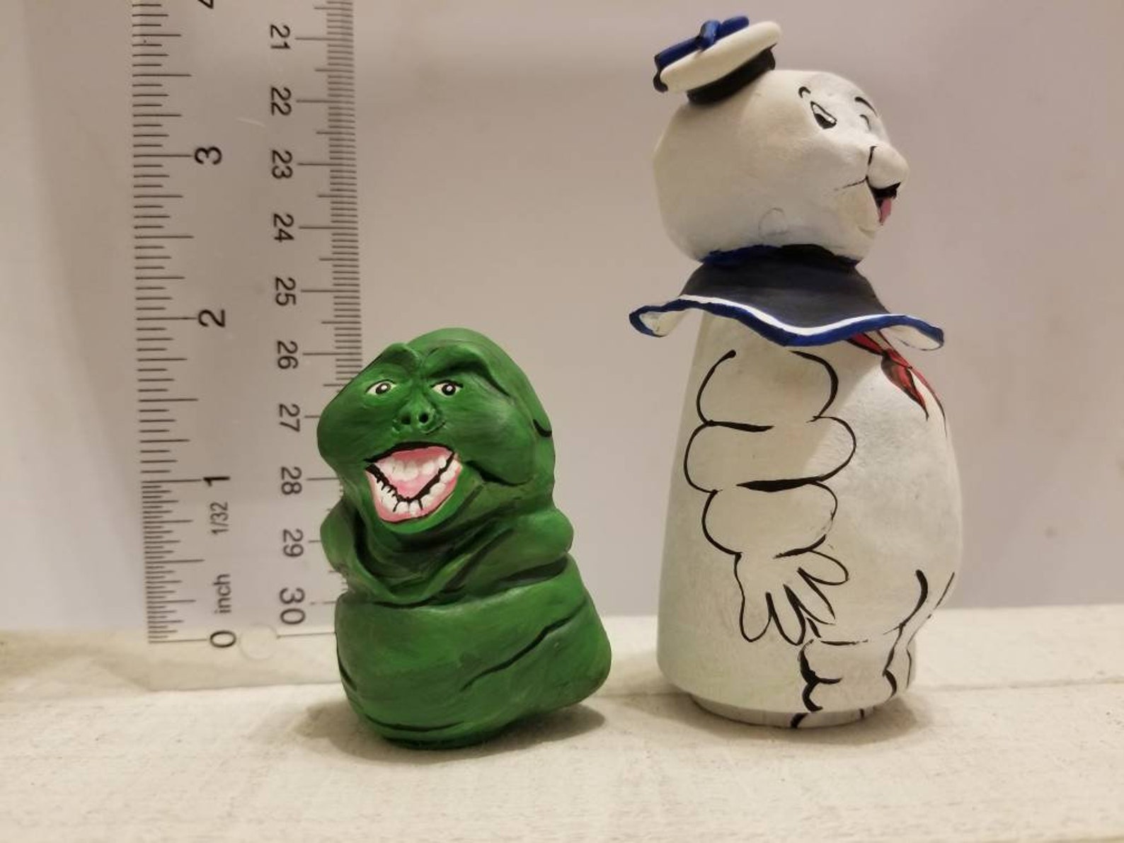 Ghost Busters Crew Peg Doll Six Handsculpted Collection Set . | Etsy