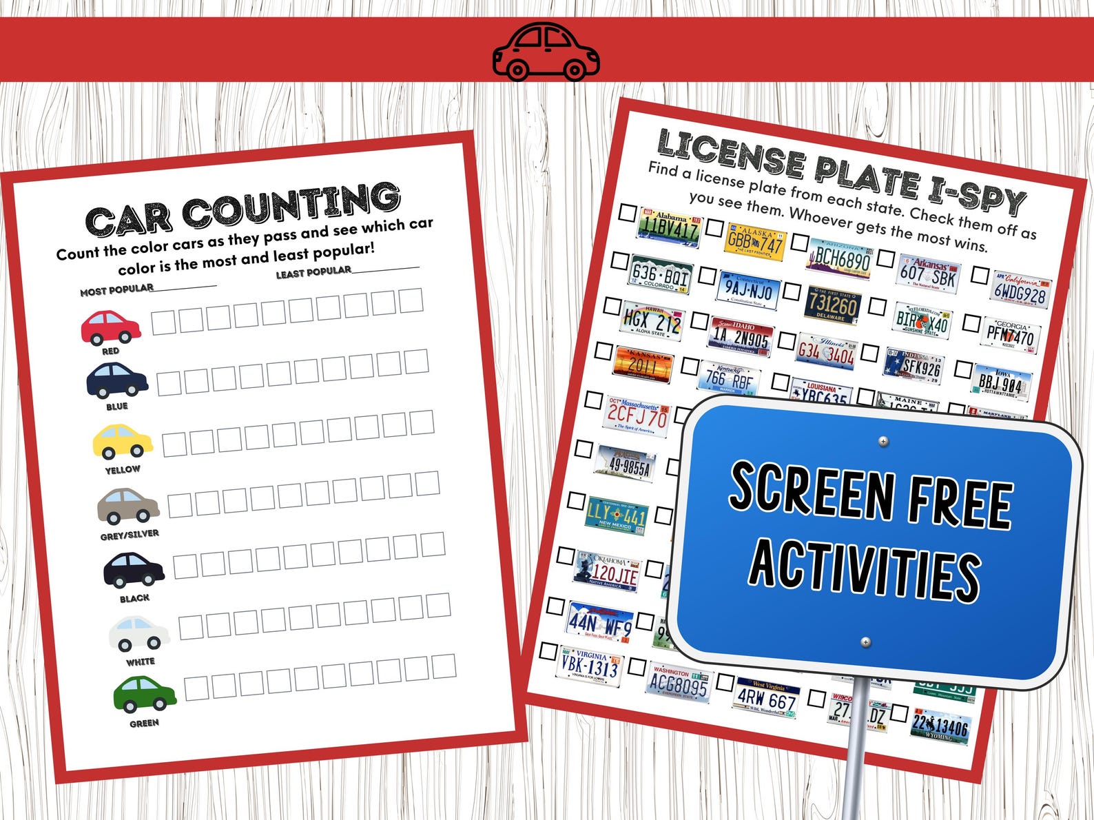 Car Bingo, Kids Road Trip Games, Road Trip Bingo, Car Games, Travel ...