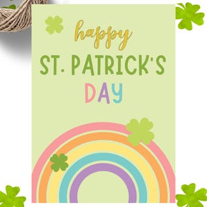 St. Patrick's Day Printable Gift Tags, St Patricks Day Classroom ...