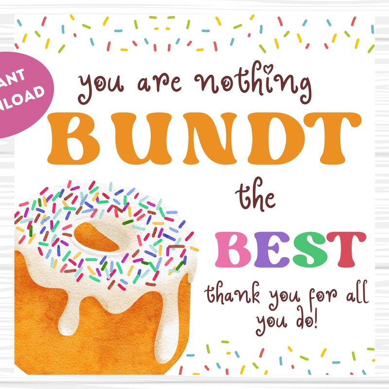 Thanks a Bundt - Etsy