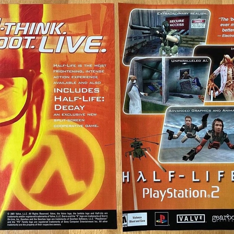 Half Life Poster - Etsy