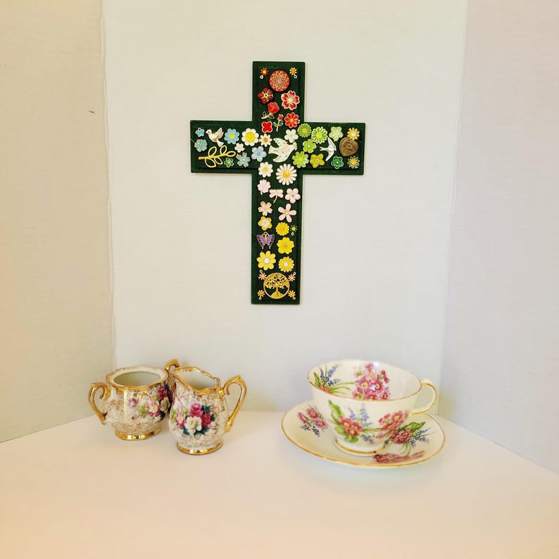 Cross Wall Decor, Christian Cross Wall Art, Catholic Cross Décor Made ...