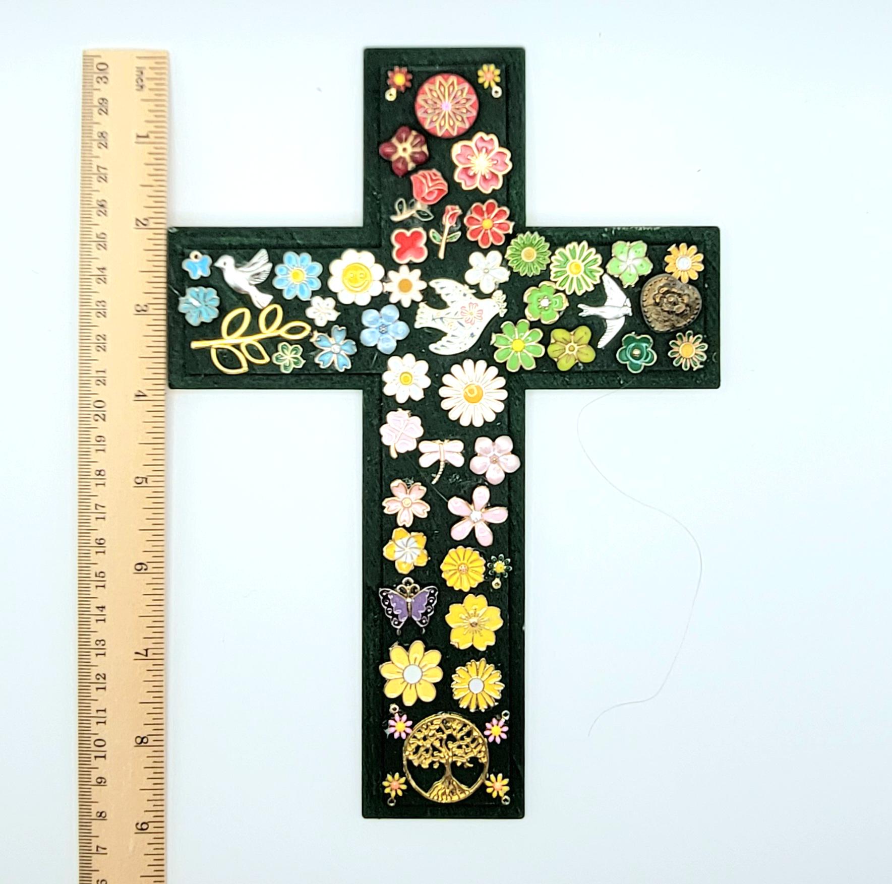 Cross Wall Decor, Christian Cross Wall Art, Catholic Cross Décor Made ...