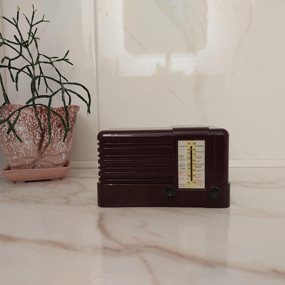 Vintage Miniature Radio Radioline Radiomarelli Fido RD76 Italia 1938 ...